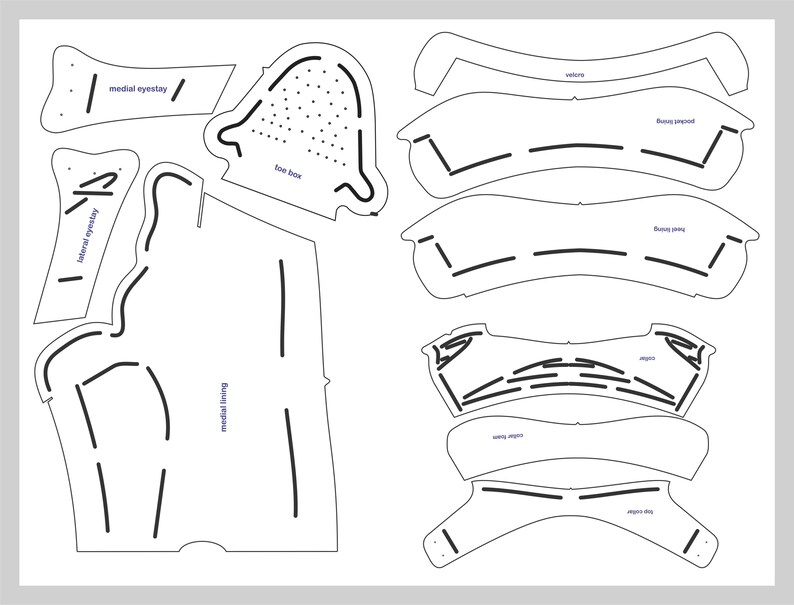 SNEAKER DIGITAL PATTERN Shoe and Sneaker Digital Pattern - Just One ...