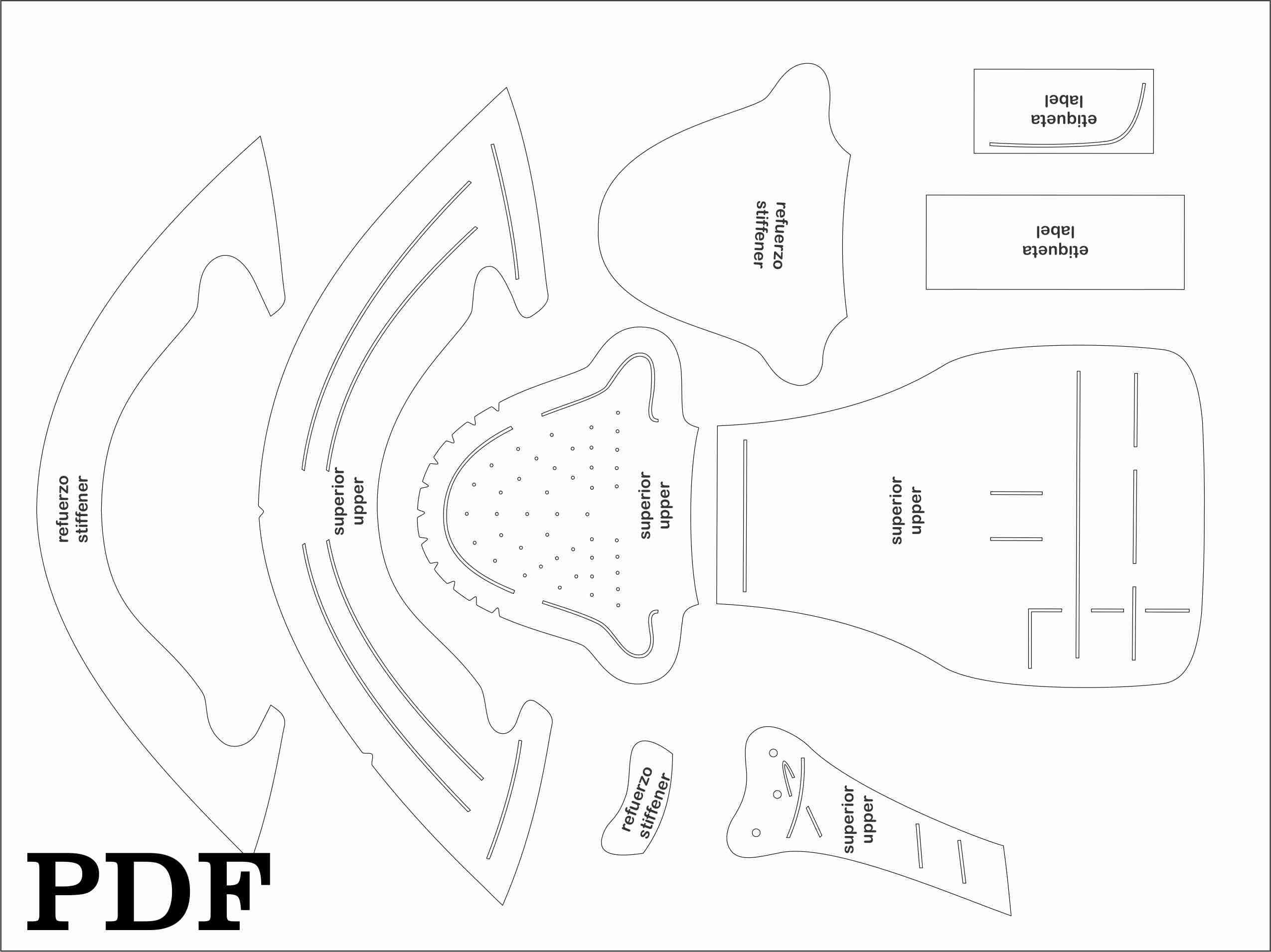Sneaker Pattern - PDF SVG- Custom Sneaker- Custom Kicks - SHOE Pattern ...