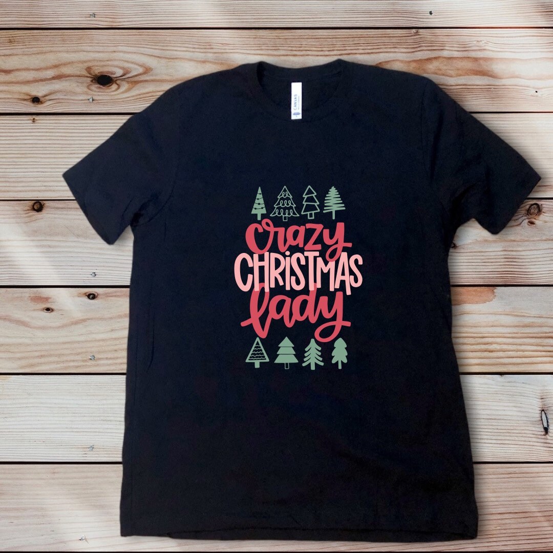 Crazy Christmas Lady/ Christmas/ Winter/ Snow/ Outdoors/ Gift/ Handmade ...