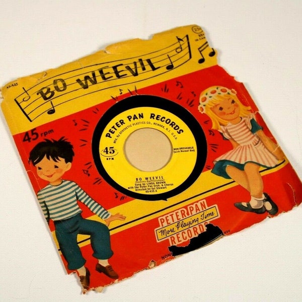 Peter Pan 45 Records - Etsy