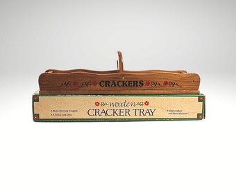 Wooden Cracker Serving Tray - Etsy