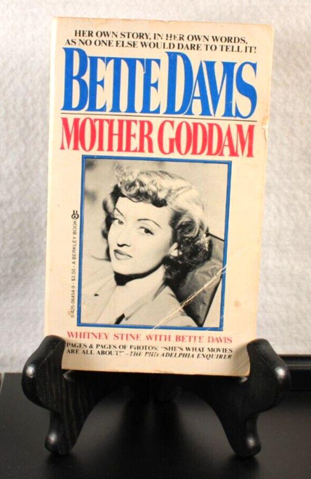 Bette Davis Mother Goddam, by Whitney Stine 1983 Paperback - Etsy