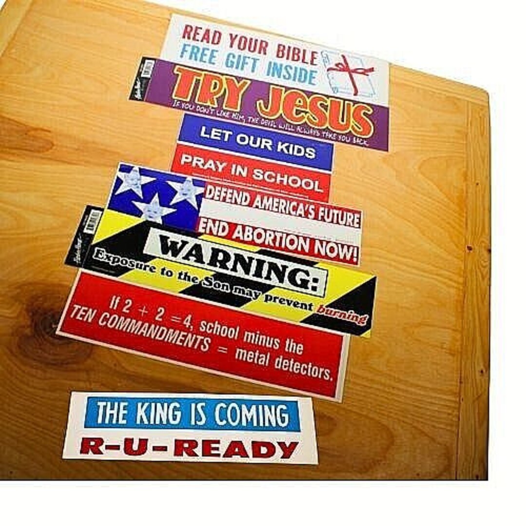 7 Vintage Religious Jesus Church Inspirational Spiritual Stickers ...
