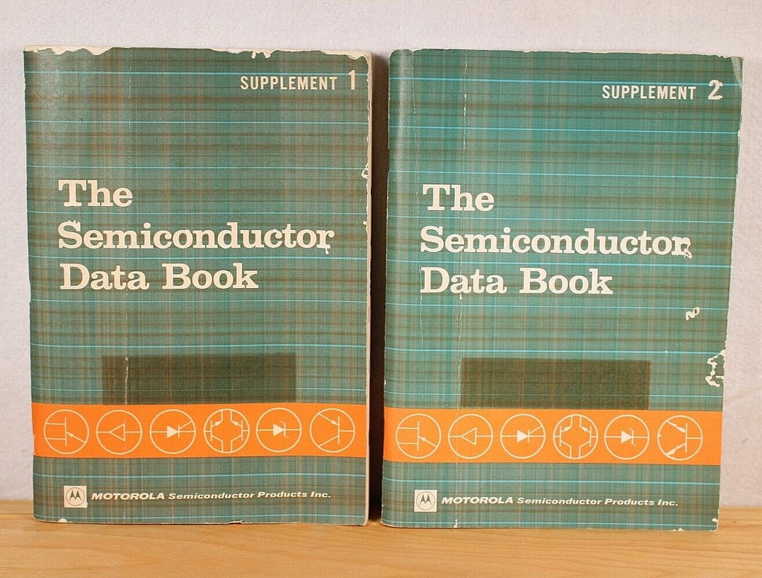 The Semiconductor Data Book " Supplement 1 &2 1968 MOTOROLA - Etsy