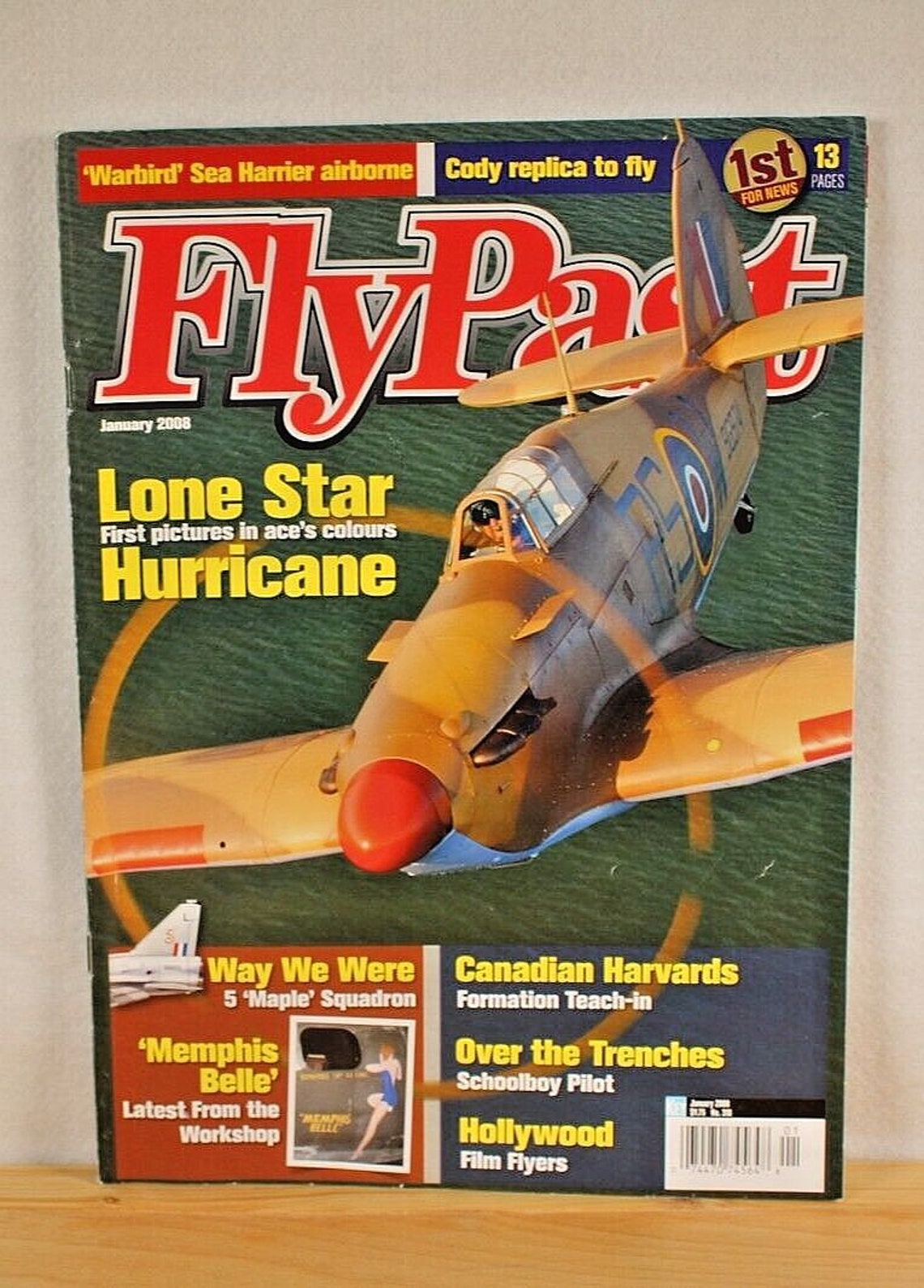 Fly Past Magazine: Lone Star Pictures in Ace's Colours Hurricane Jan ...
