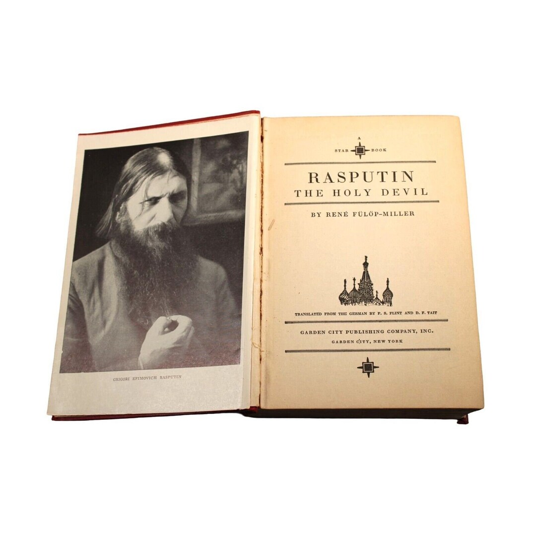 1928, RASPUTIN, the Holy Devil, by Rene Fulop-miller, RUSSIAN History ...