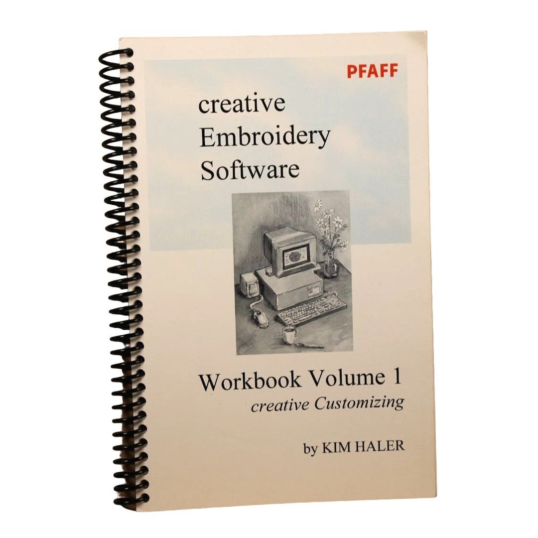 PFAFF Embroidery Creative Manual Book Workbook Volume 1 - Etsy