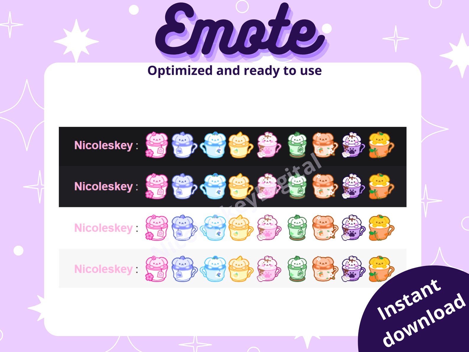 Matcha Green Tea Pup Cup Emote Traditional Japanese Teacup Cute Puppy ...