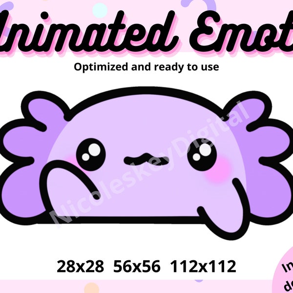 Dancing Axolotl Emote - Etsy