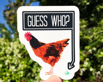 Guess Who Stickers - Etsy