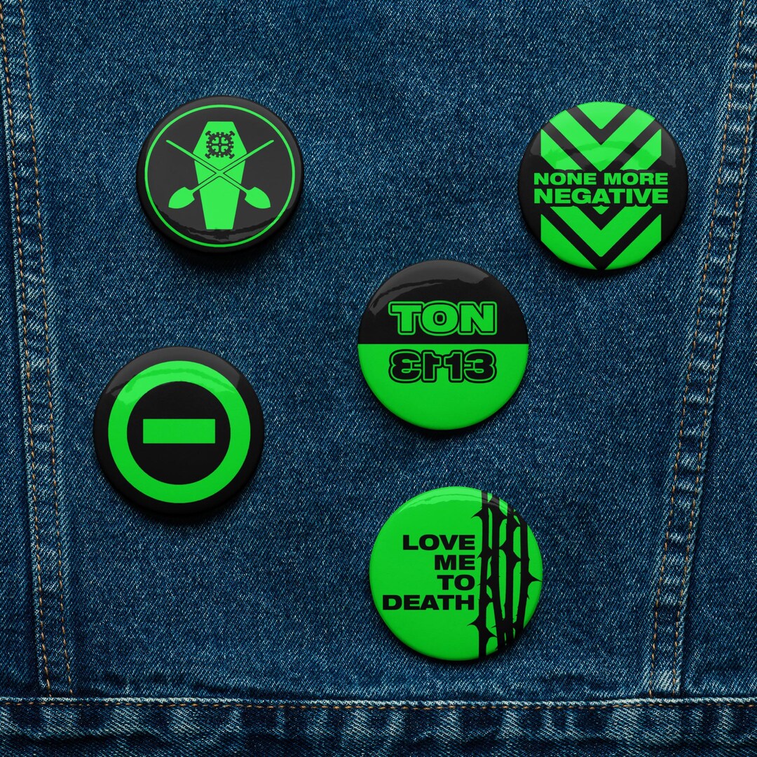 Type O Negative Pin Buttons (set of 5) - Etsy
