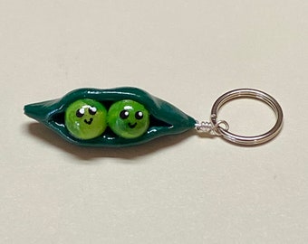 Two Peas in a Pod Porcelain Peas - Etsy