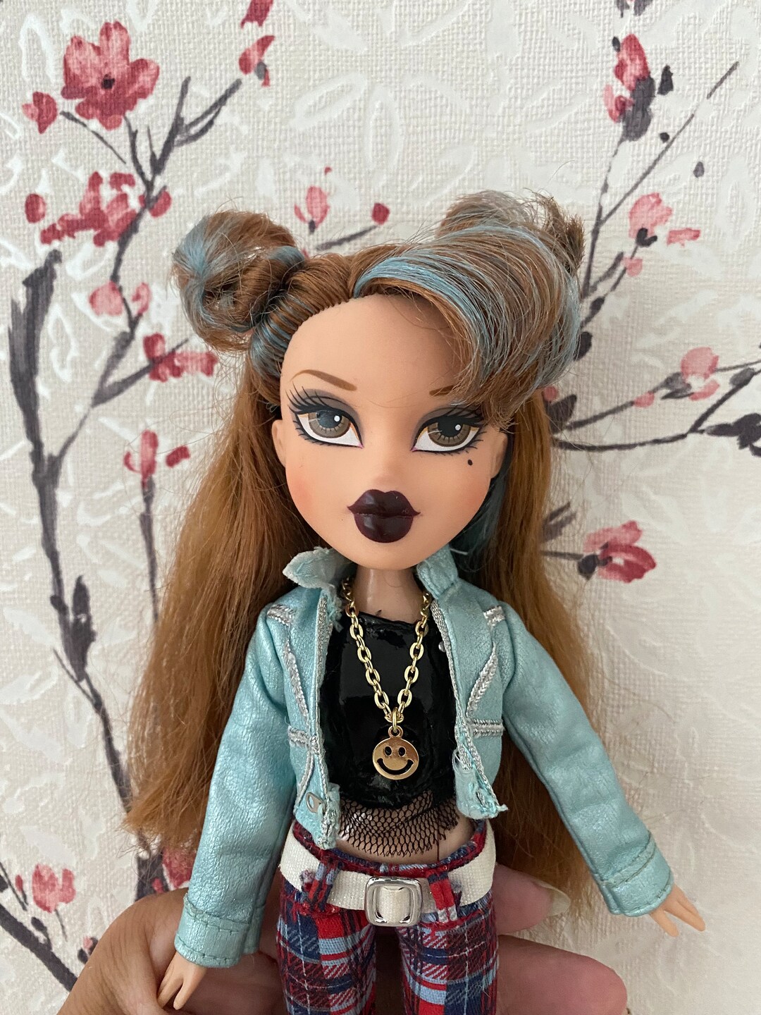 Dolls Gold Smile Face Necklace,bratz/barbie/ Fashion Doll Jewellery - Etsy