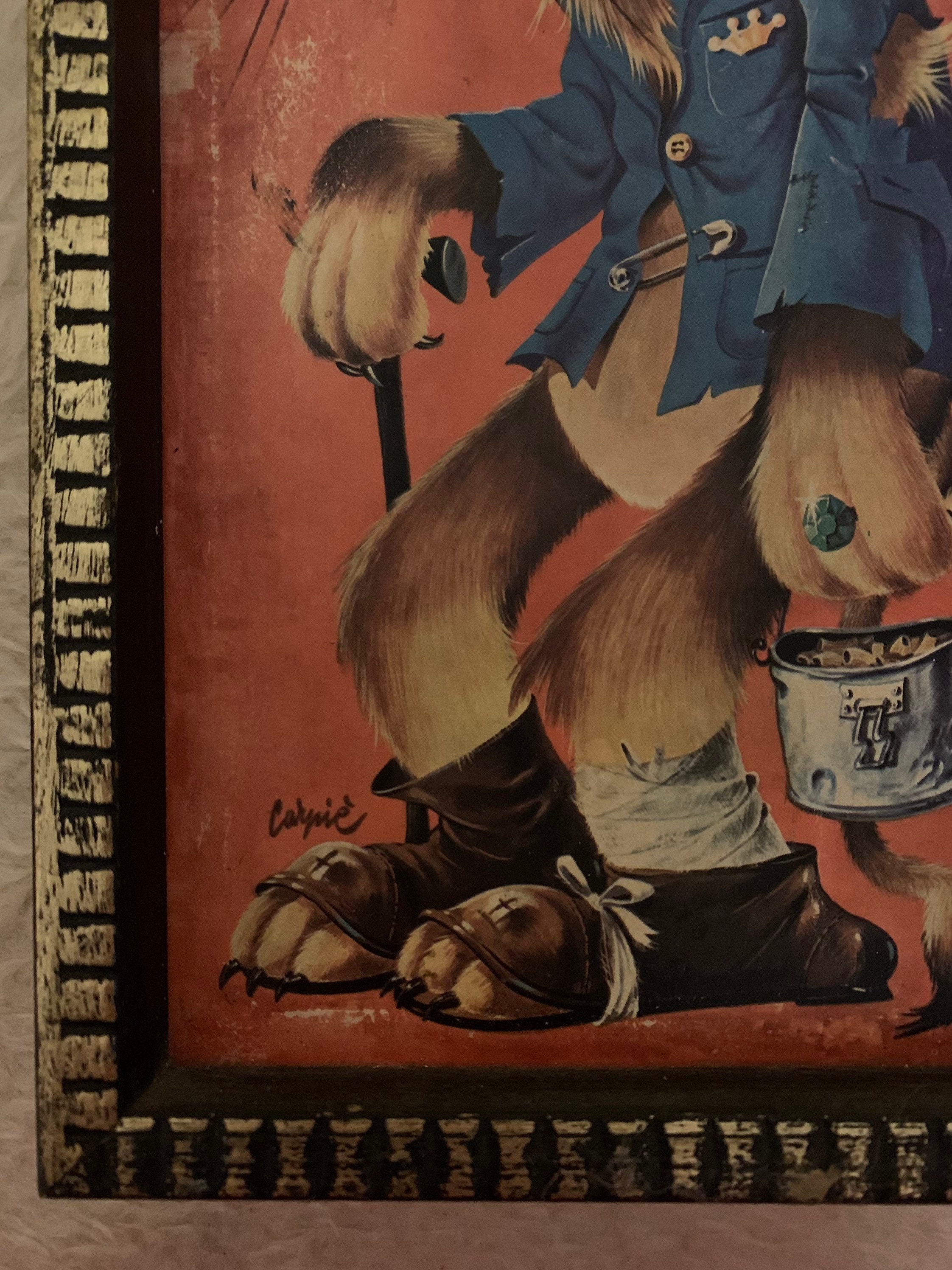 70s Pauper Lion Wall Decor Signed French Artist - Etsy