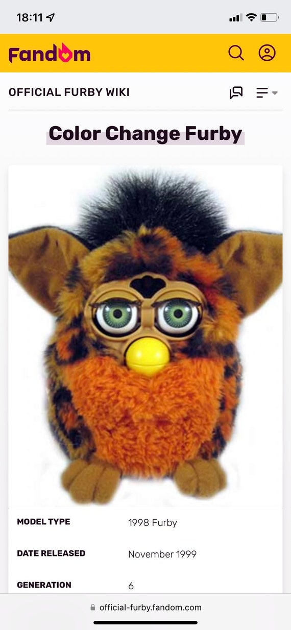Furby Colors