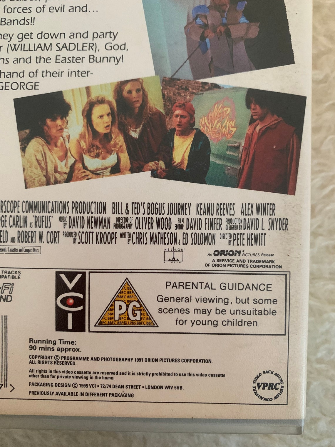 Bill and Ted, VHS Tape, 1990s - Etsy