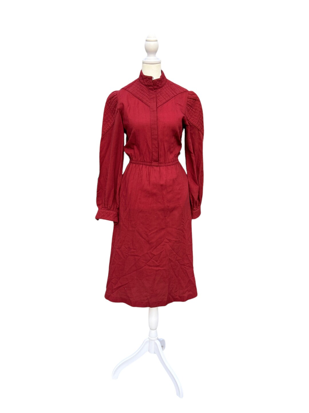 70s Red Dress - Etsy