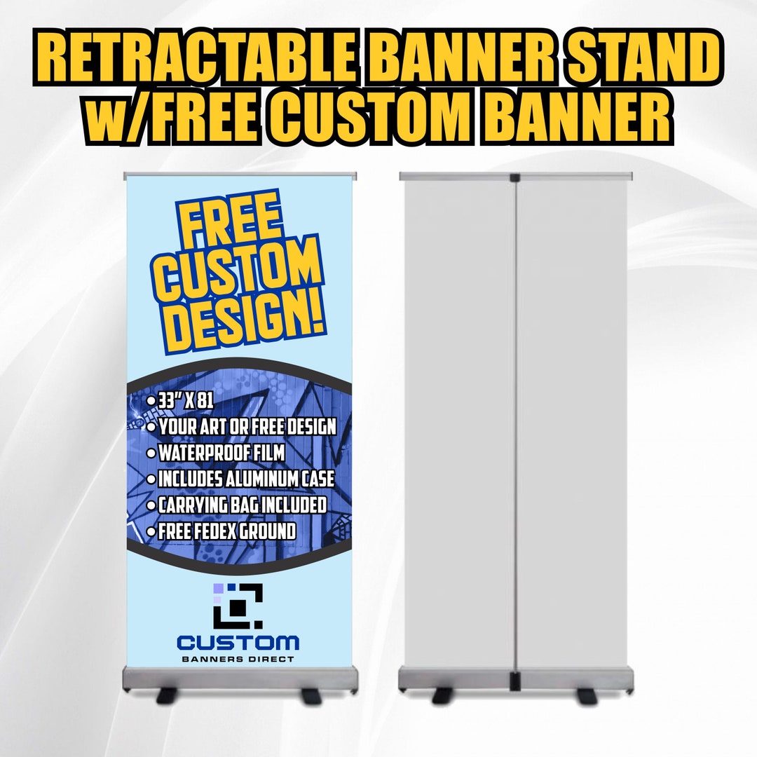 Custom Roll-up Retractable Banner Stand, Pop-up Film Banner Stand, Sign ...
