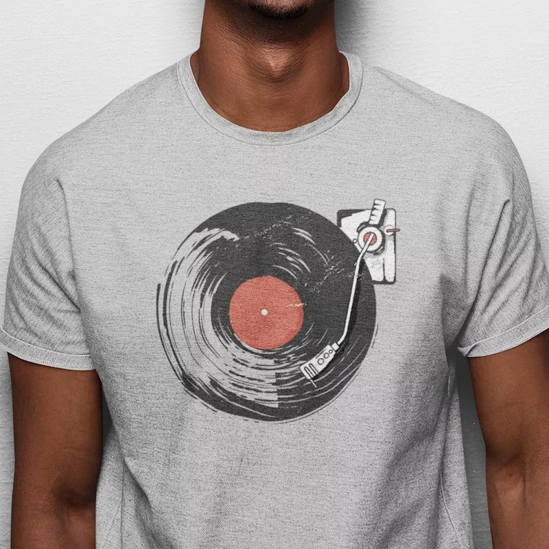 Vinyl Record Shirt - Etsy