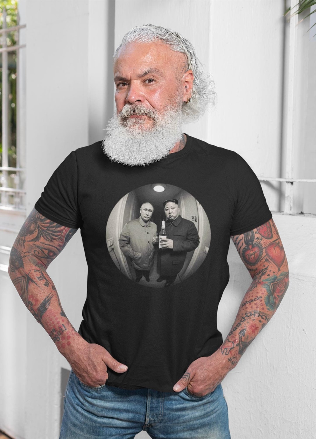 Kim and Putin T-shirt, Kim Jong Un and Vladimir Putin Tshirt, Funny ...