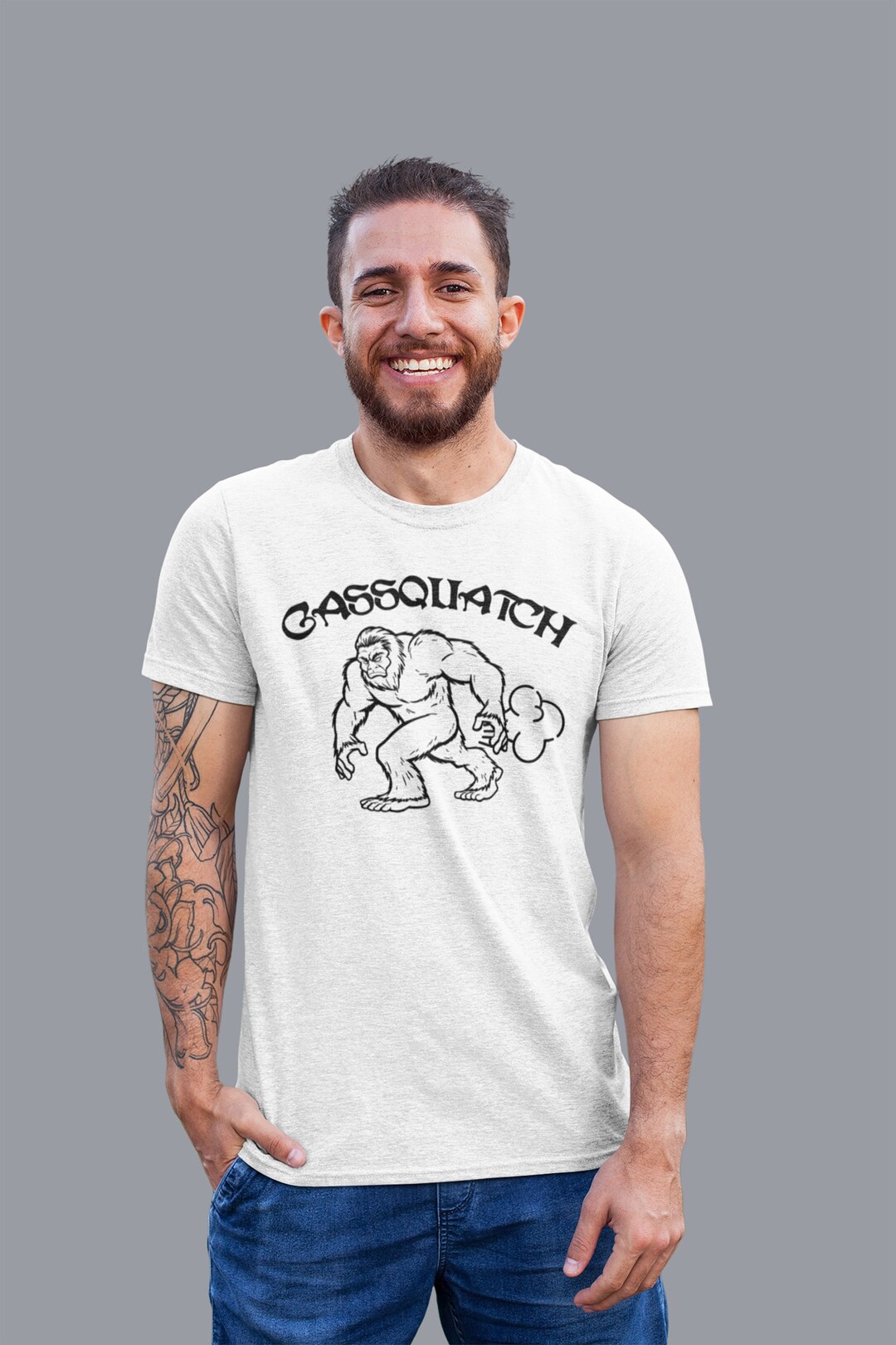 Farting Shirts, Funny Bigfoot Shirt, Yeti Mens Shirts, Big Foot Shirts ...