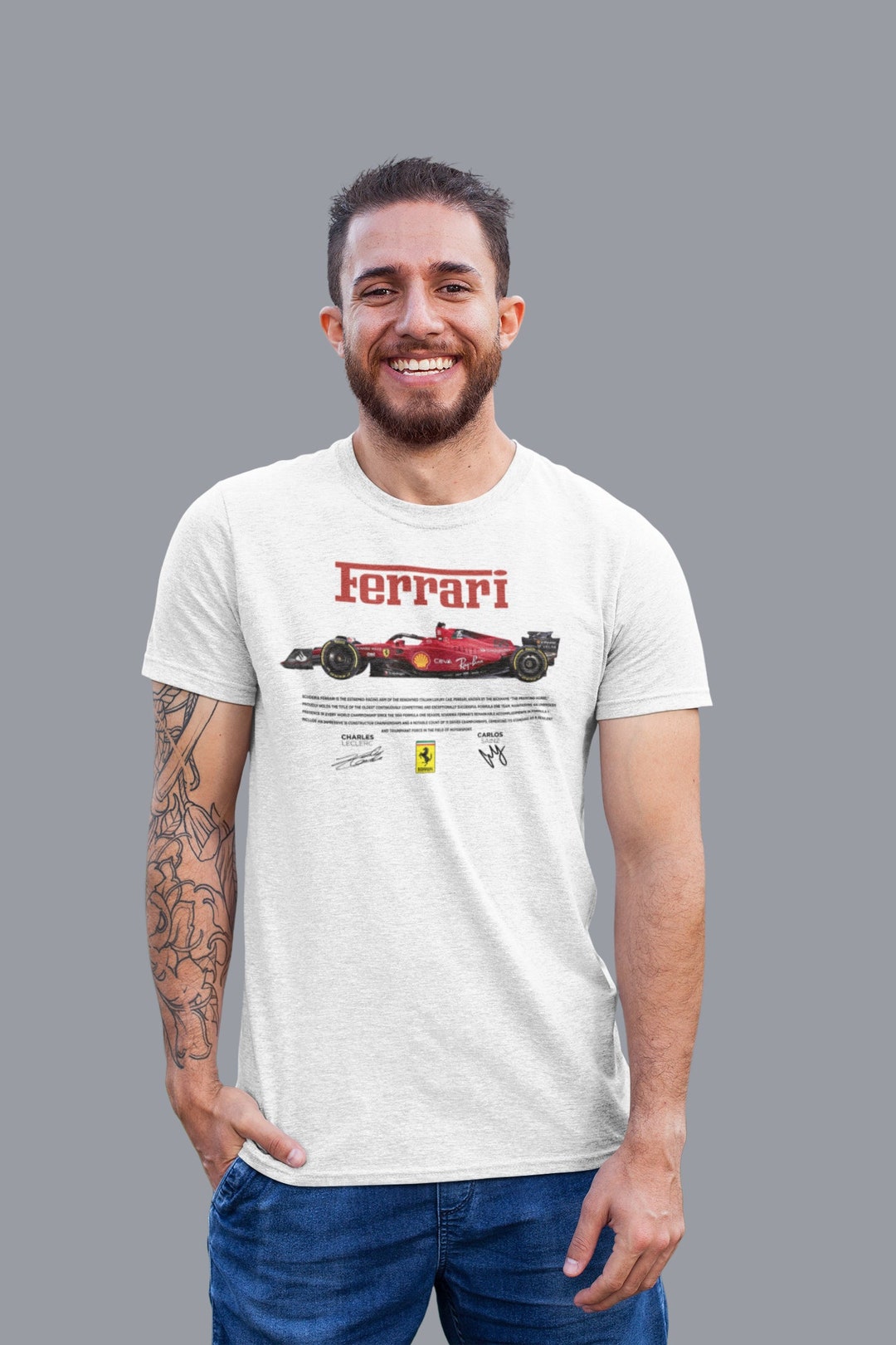 Ferrari Formula 1 Formula 1 T-shirt Formula One Clothing F1 Formula 1 ...