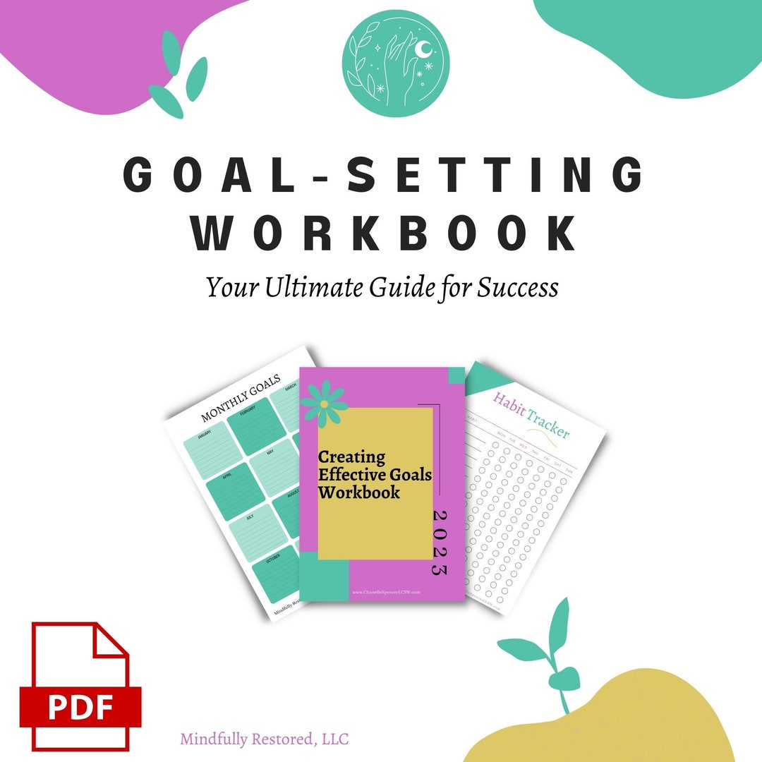 Goal Setting Workbook | Self Care Journal | Step-by-step Goal Setting ...