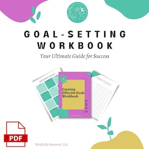 Goal Setting Workbook | Self Care Journal | Step-by-step Goal Setting ...