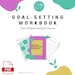 Goal Setting Workbook | Self Care Journal | Step-by-step Goal Setting ...