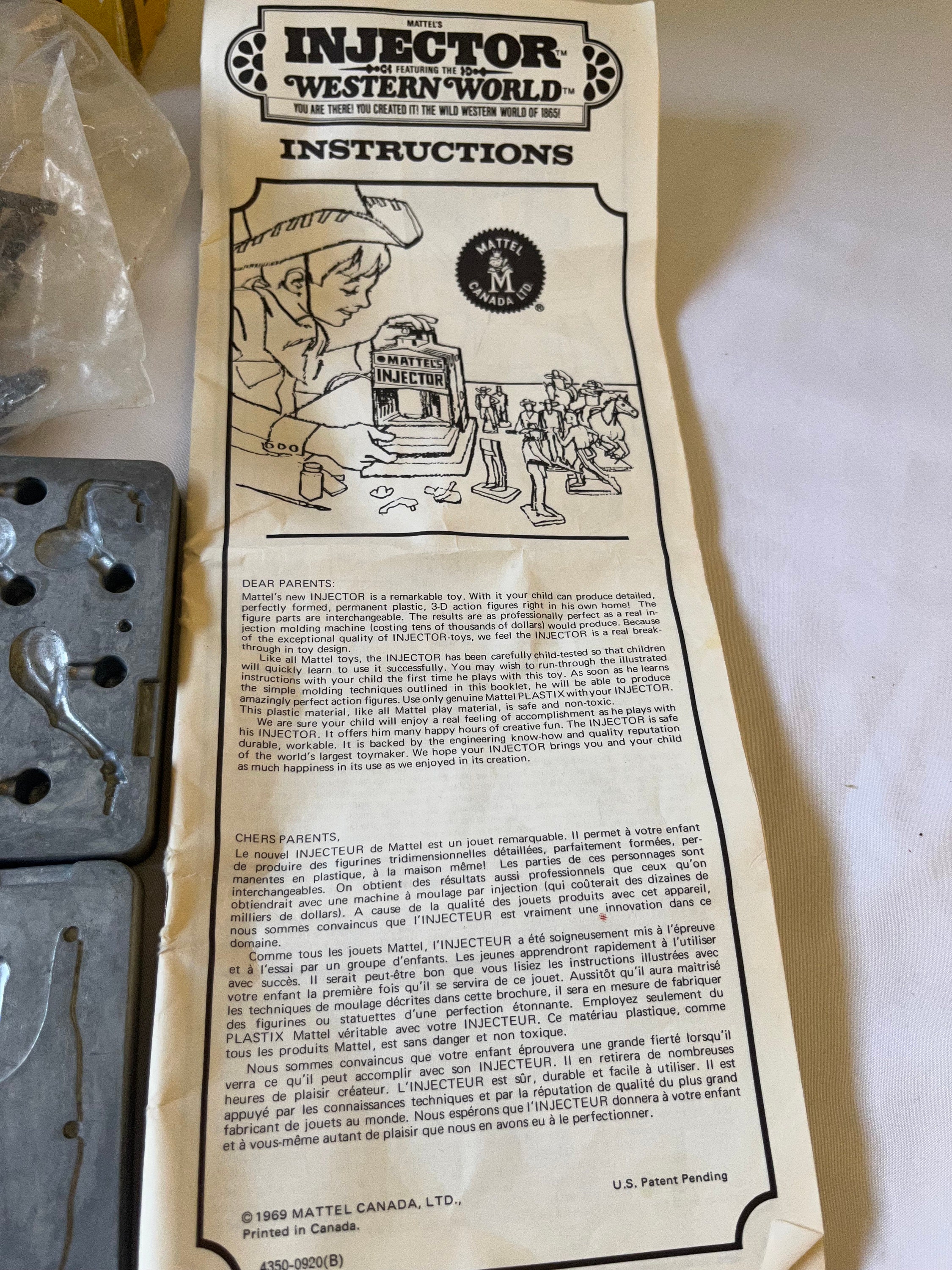 Vintage 1969 Mattels Injector Featuring the Western World - Etsy