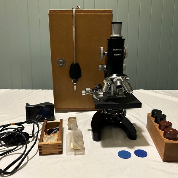 Vintage Microscope - Etsy