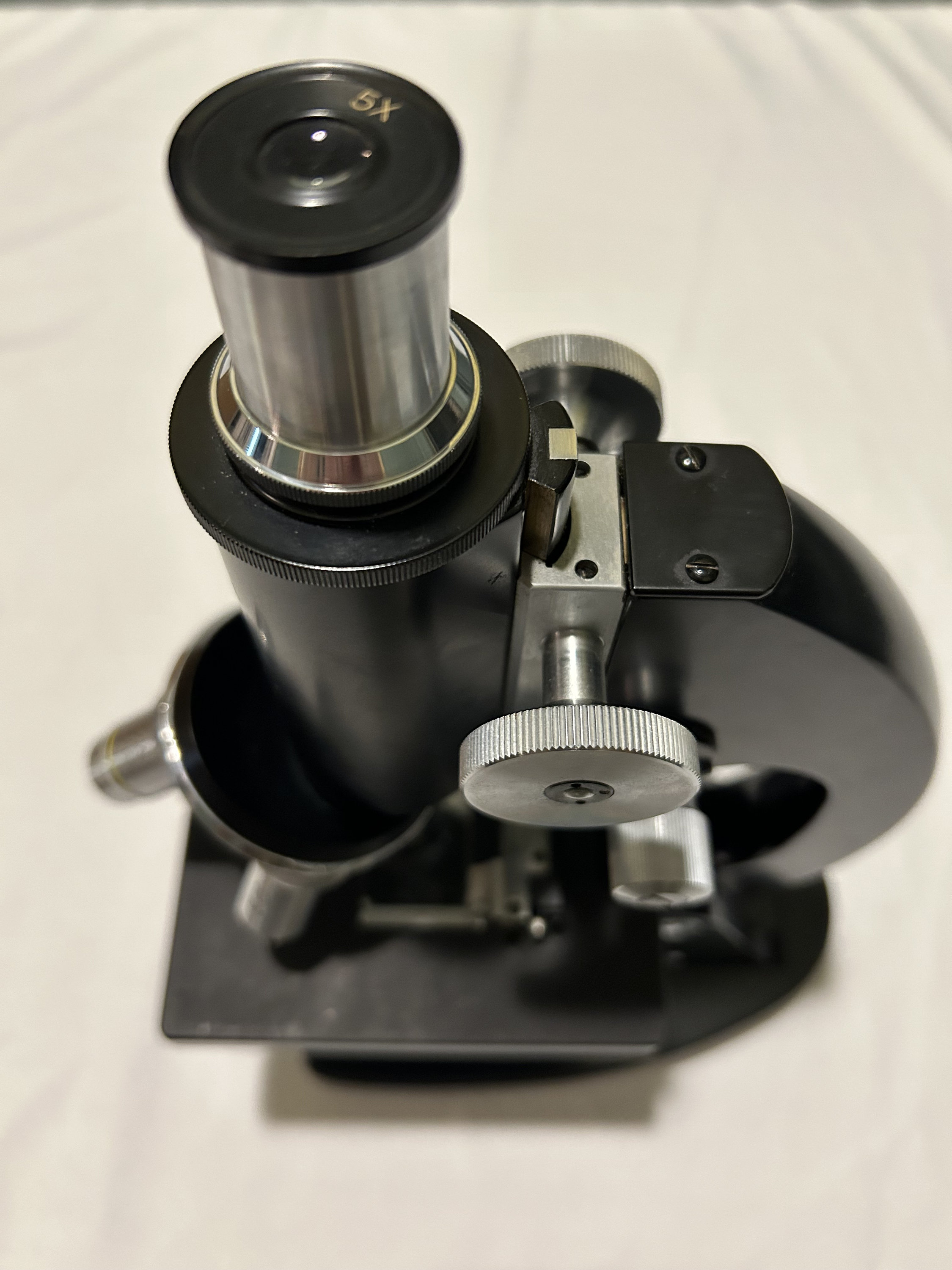 Vintage 1950s Microscope in Lockable Wooden Box - Etsy