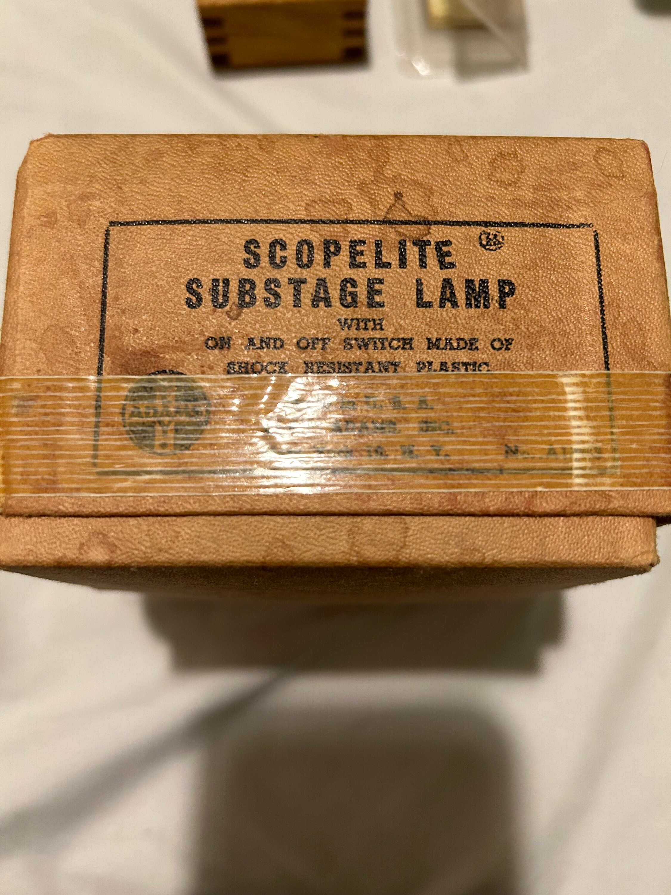 Vintage 1950s Microscope in Lockable Wooden Box - Etsy