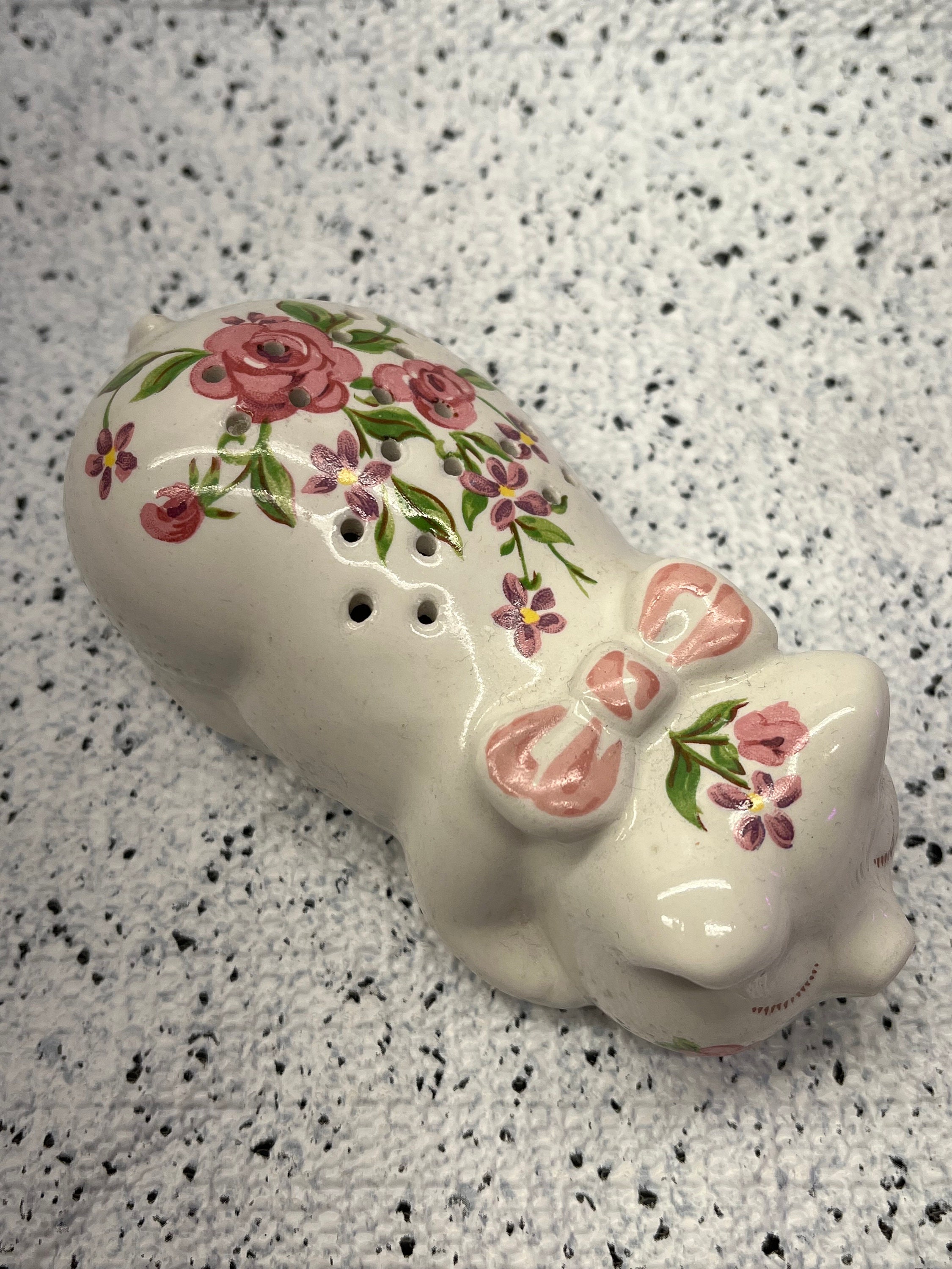 Vintage AVON Ceramarte Made in Brazil, Ceramic Pomander, Floral ...