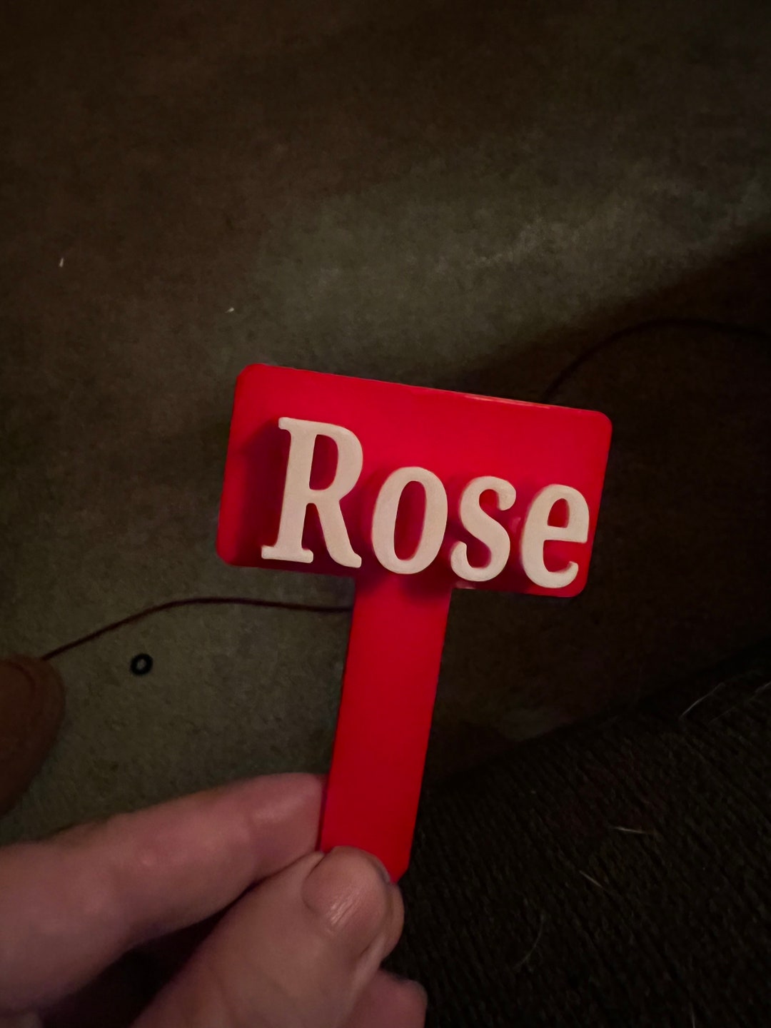 Rose Plant Label - Etsy