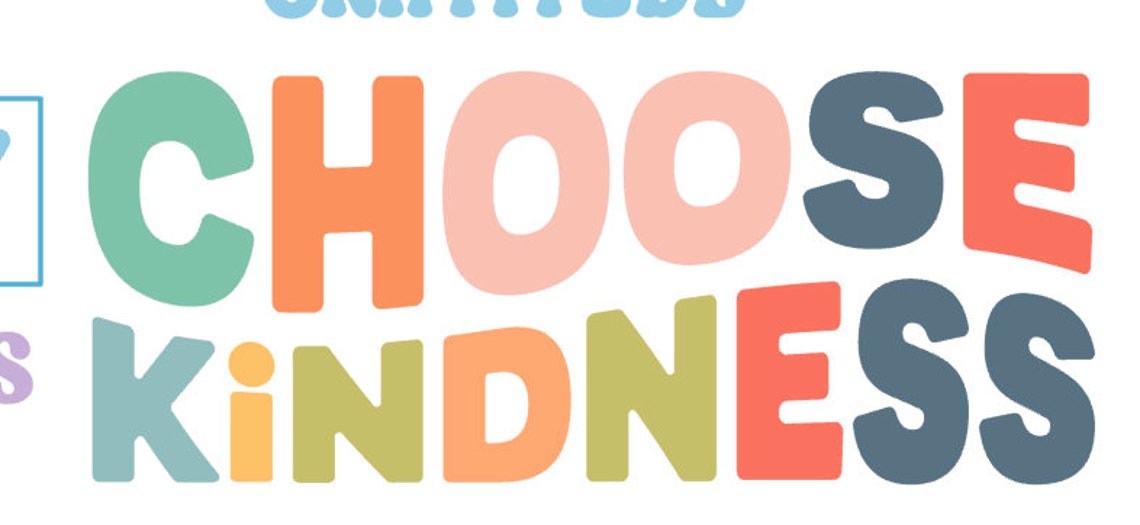 Choose Kindness Bulletin Board Kit - Etsy