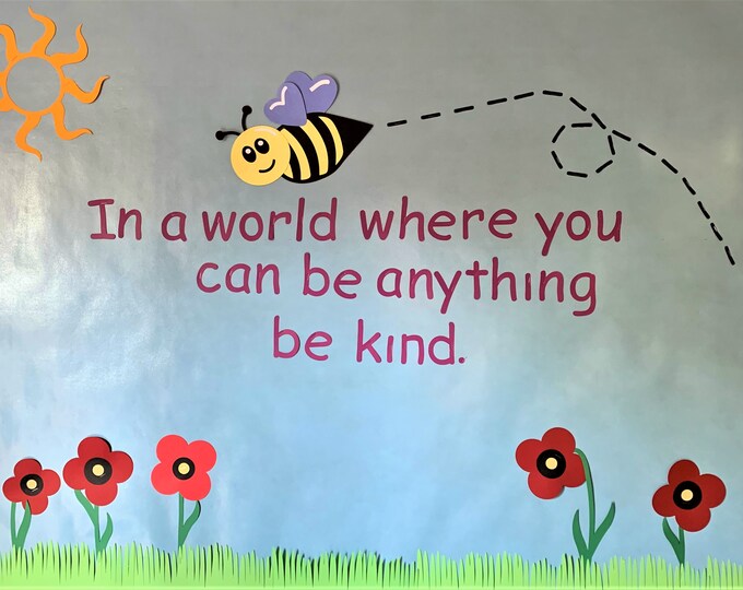 DIY Be Kind Bulletin Board Kit - Etsy
