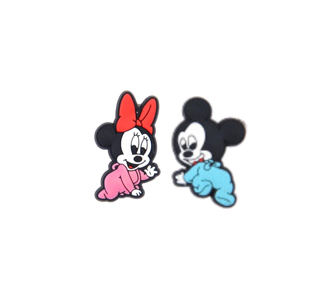 Baby Mickey & Minnie Croc Charms – Cute Cartoon Shoe Accessories ...