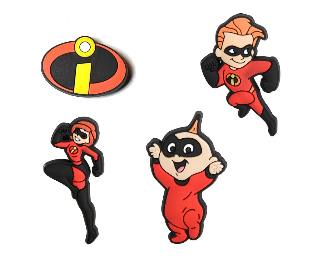 The Incredibles Croc Charms Set of 4 - Etsy