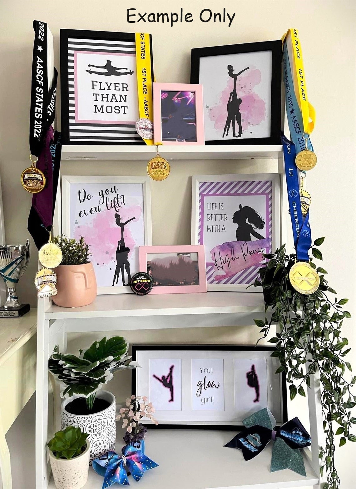 Flyer Than Most Cheerleader Wallpaper Cheer Printable Wall Art Décor ...