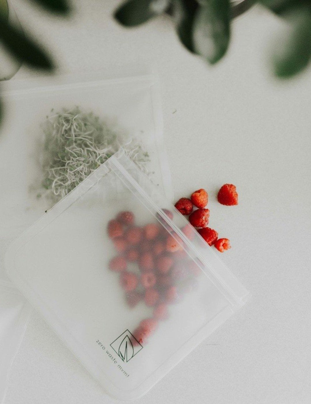 Set of 5, Reusable Zip Lock Bags, Freezer Friendly - Etsy