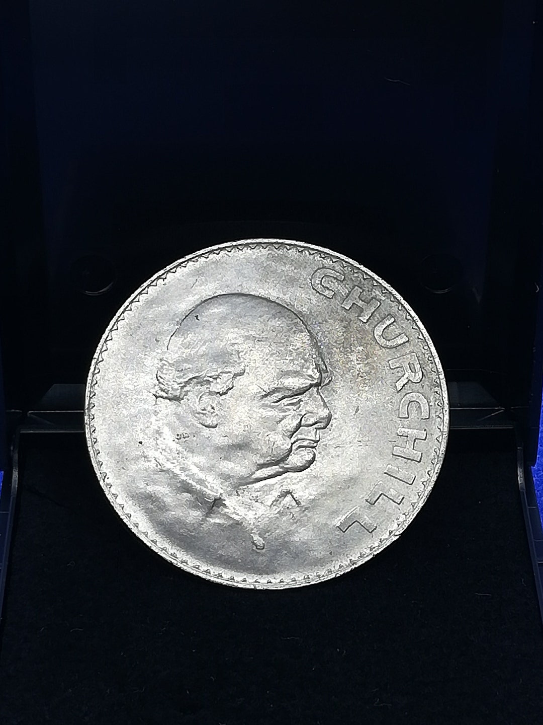 1965 Churchill Commemorative Crown Coin - Etsy