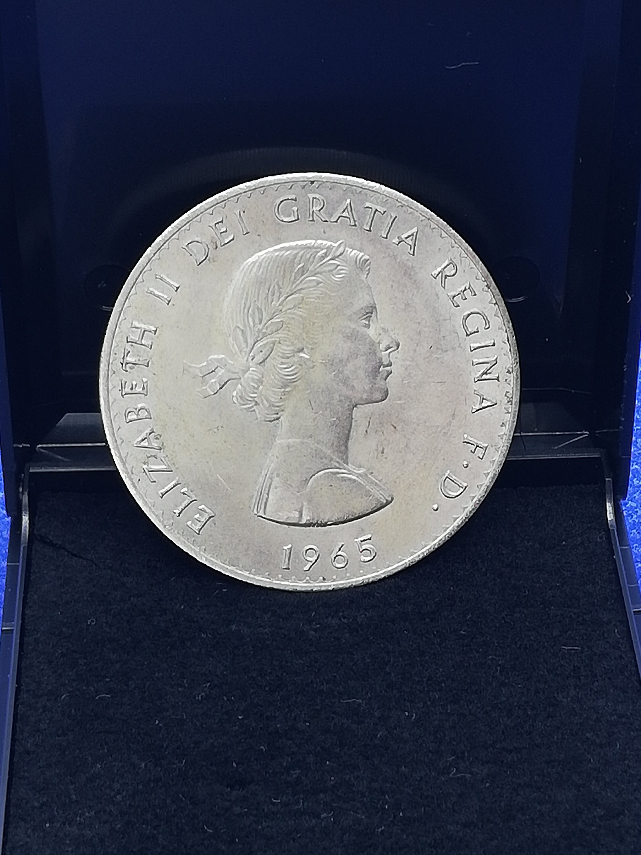 1965 Churchill Commemorative Crown Coin - Etsy