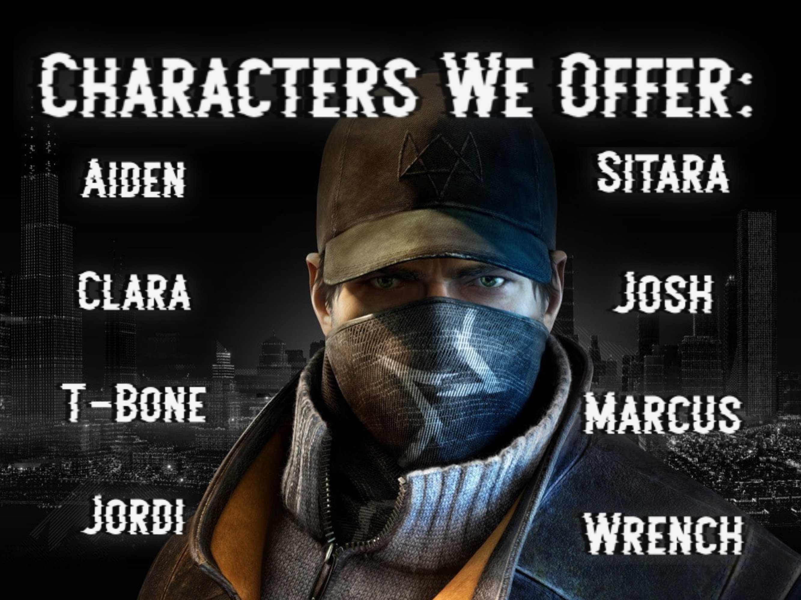 Generalized Digital Watch Dogs Character Letters - Etsy