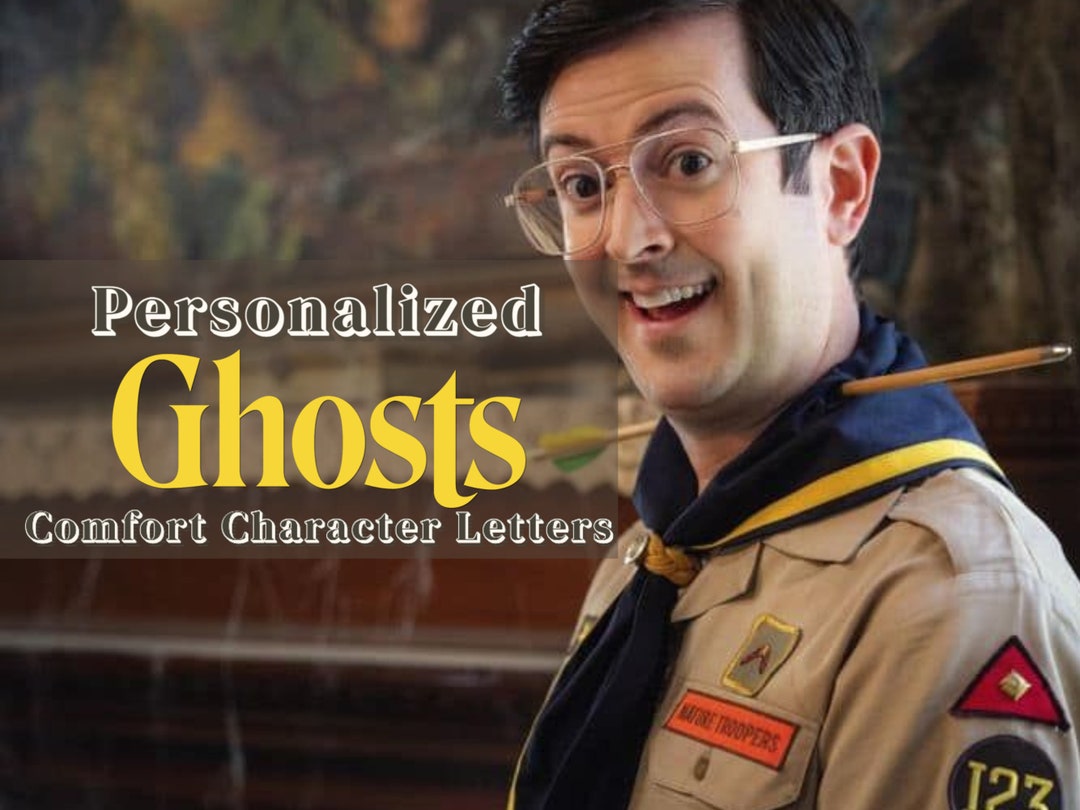 Personalized Digital Ghosts Comfort Character Letters - Etsy