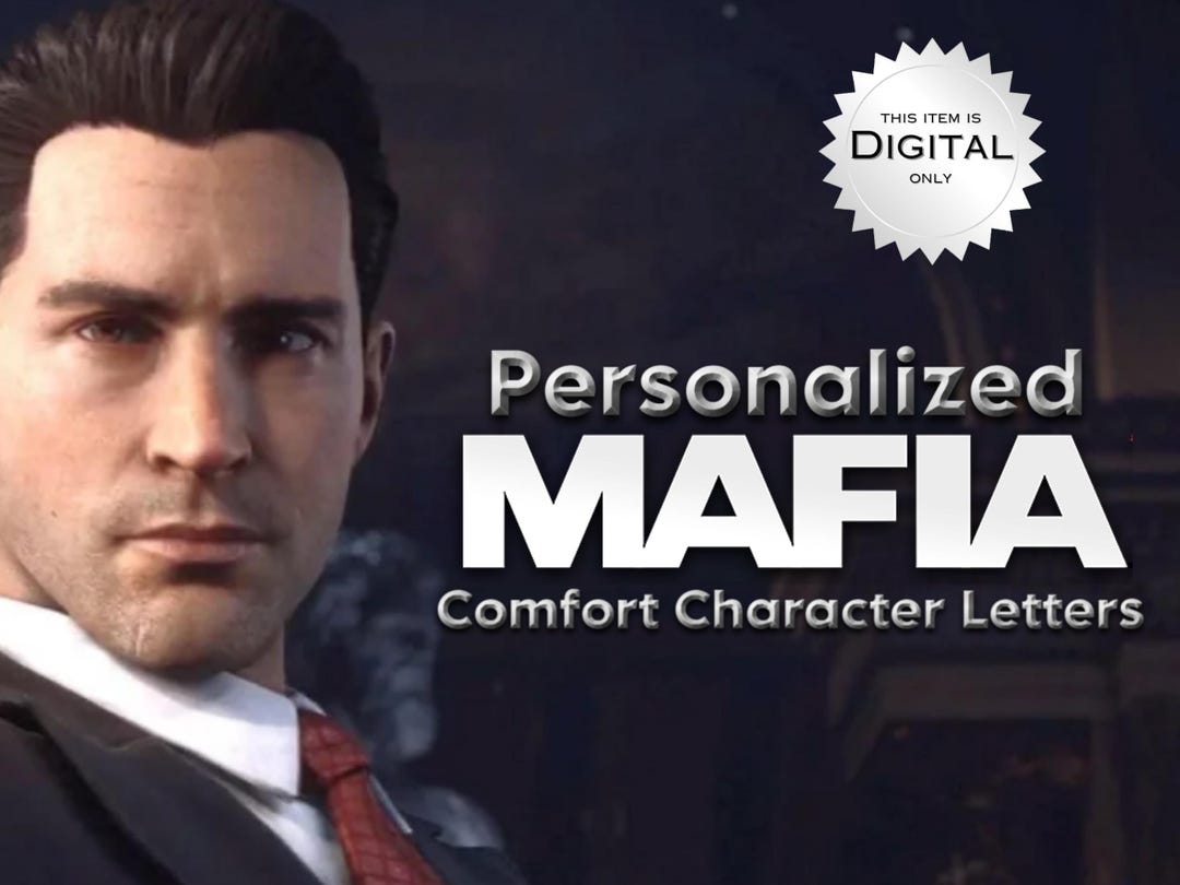 Mafia Custom Comfort Letter PERSONALIZED | Digital Email Gift | 1–5 ...
