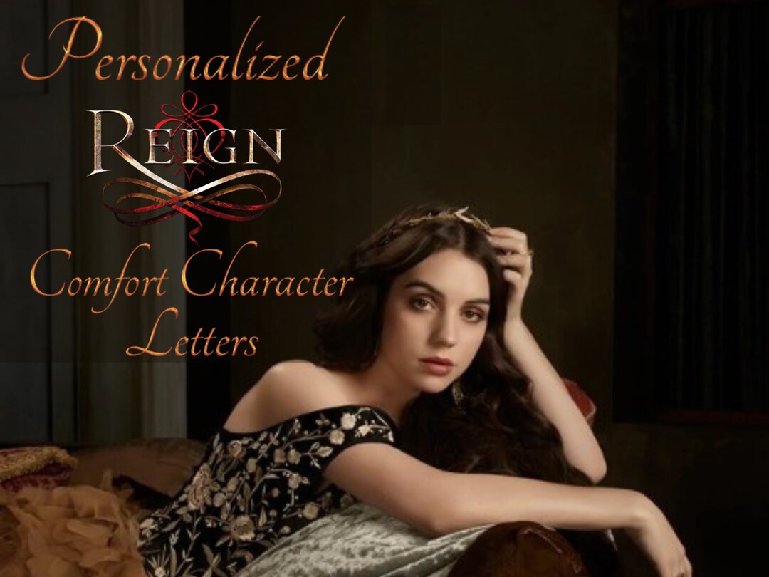 Personalized Digital Reign Comfort Character Letters - Etsy