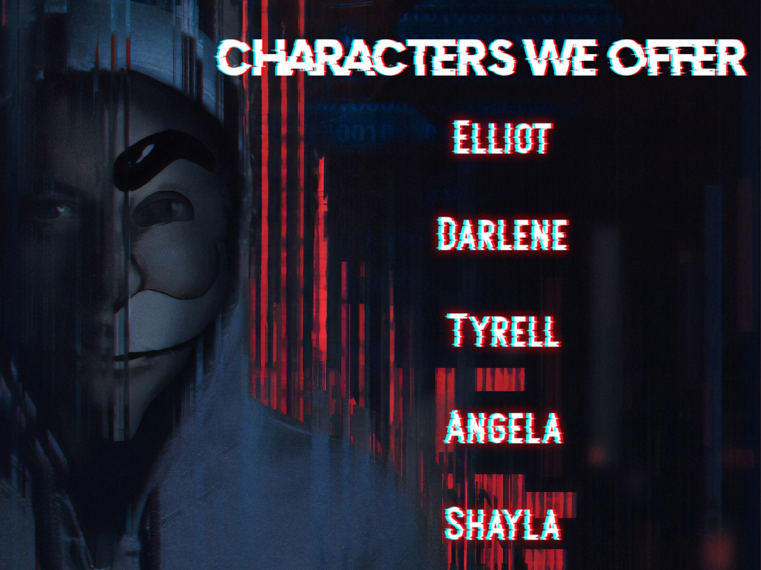 Personalized Mr. Robot Character Letters - Etsy