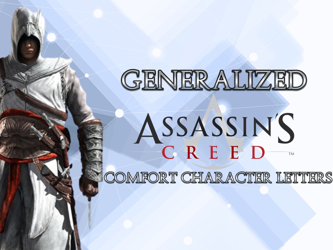 Assassin’s Creed Comfort Letter GENERALIZED | 2 Page Digital Download ...