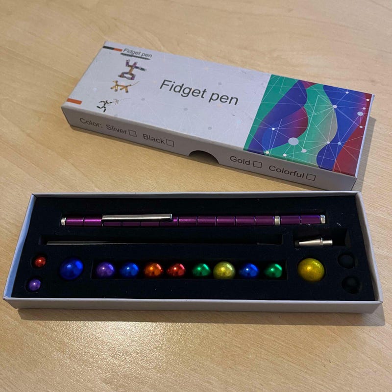 Magnetic Fidget Pen - Etsy UK